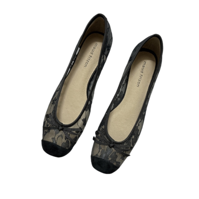 MAUDFRIZON梦飞嫦方头平底女鞋