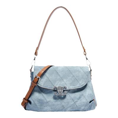 左杏腋下包牛仔面大容量轻奢