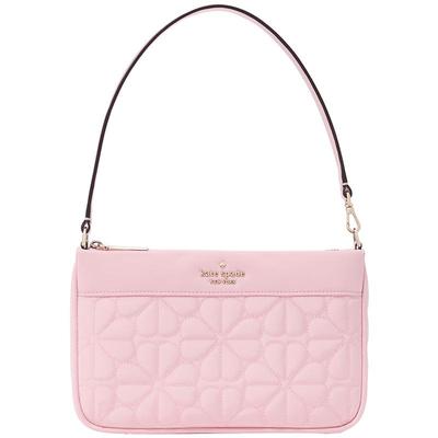 katespade老花绗缝单肩腋下包女