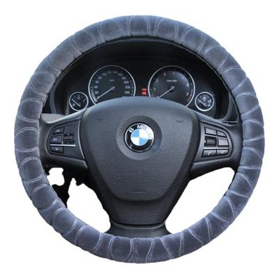 冬季方向盘把套短毛绒新款保暖