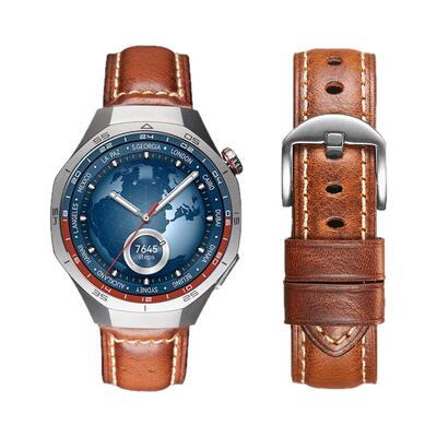 适用COROS 高驰PACE智能手表PACE4油蜡牛皮pacepro表带APEX4复古真皮APEX 2Pro秋冬男士腕表带高级配件