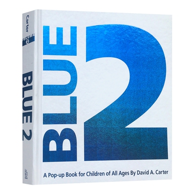 蓝色2 百变蓝2 创意3D立体书 英文原版绘本 Blue 2 Pop Up 纸上艺术 想象力 创造力 益智游戏书 英文版进口原版英语书籍