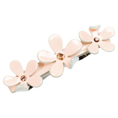 小花娇羞佩妮chaplet水钻弹簧夹