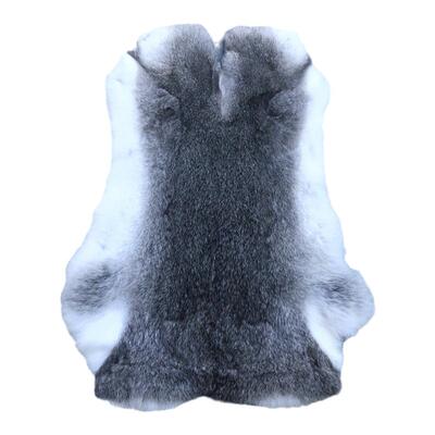獭兔皮真毛整张护膝坐垫保暖皮草