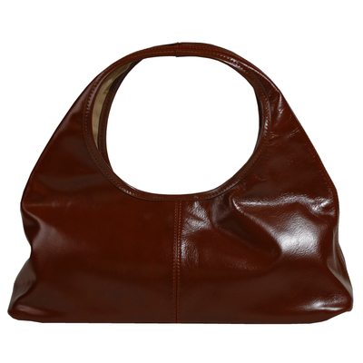 EZRO真皮单肩手提时尚牛皮腋下包