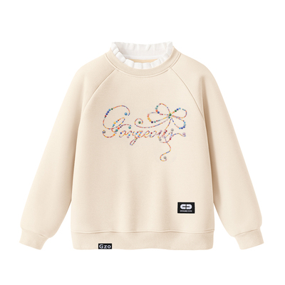 itGROUNDZERO加绒木耳领卫衣