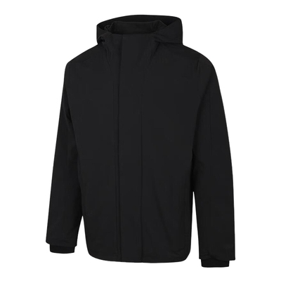 adidas阿迪达斯黑色户外保暖连帽外套秋冬男防风梭织夹克KS6483