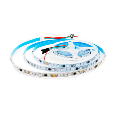 led全彩跑马流水灯带WS2811外置12V伏可编程序5050RGB幻彩灯条