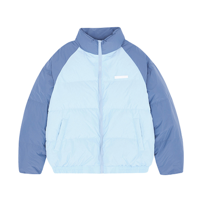 撞色插肩袖棉服Iconslab