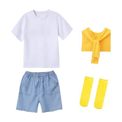 儿童演出服幼儿毕业照班服小学生舞蹈服糖果色男女童啦啦队表演服
