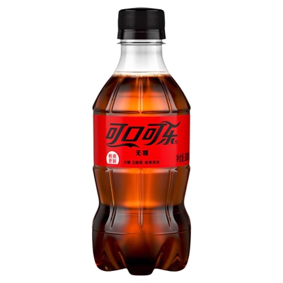 可口可乐300ml*6瓶 零度有糖雪碧汽水碳酸饮料【Ybt】