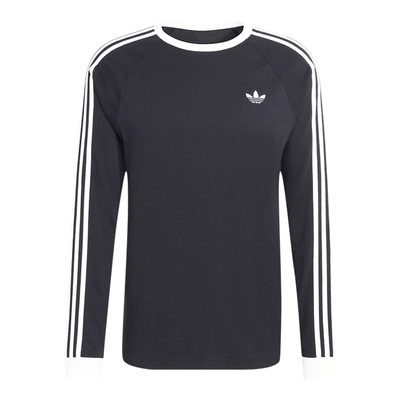 Adidas/阿迪达斯正品三叶草新款男黑白色亲肤经典长袖T恤KE3546
