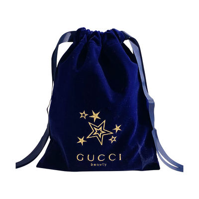 Gucci/古驰丝绒抽绳化妆包