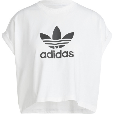 Adidas/阿迪达斯正品三叶草SHORT TEE女子运动短袖T恤IC5467