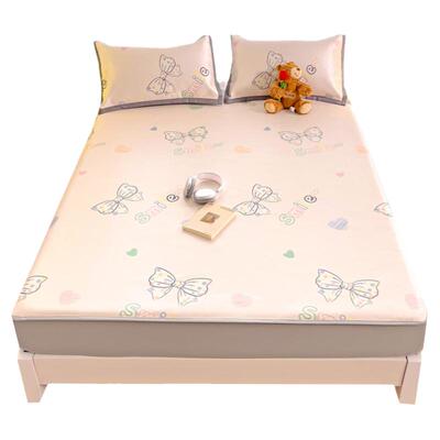 定制2025新款冰丝凉席床笠罩儿童