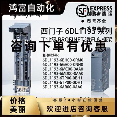 议价西门子ET200SP模块6DL1193-6TP00/6GC00/6BH/6PA/6AR00-0BH1/