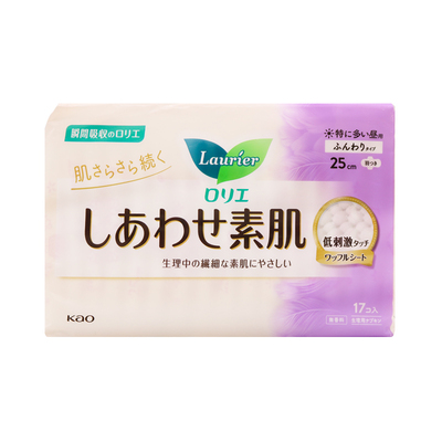 日本花王丝薄日用卫生巾无荧光剂