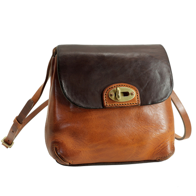 头层植鞣牛皮复古小方包时尚女包