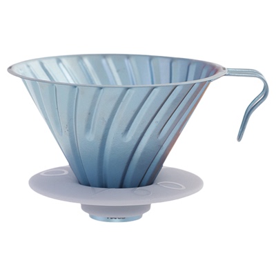 HARIO 纯钛V60滤杯金属户外手冲咖啡杯滴滤杯冲煮过滤钛杯