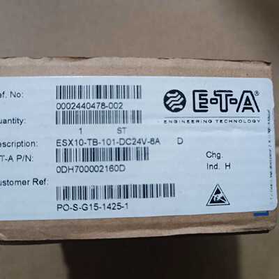议价全新ETA断路器 ESX10-TB-101-DC24V-8A 原装现货