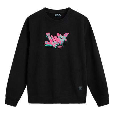 英雄联盟LOL李宁X双城之战联名款金克丝圆领卫衣男女同款游戏周边