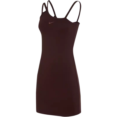 耐克女子不对称吊带紧身连衣裙