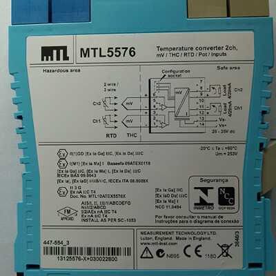 议价MTL5576-RTD热电阻安全栅 伊顿MTL原装全新保证正品含税 MTL5
