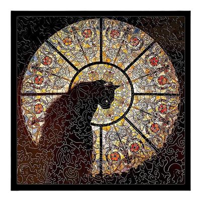 【官方正版】教堂猫异形木制拼图