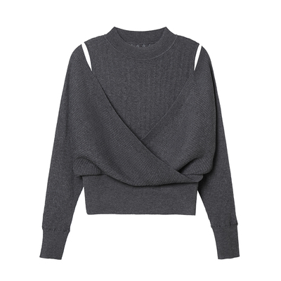 VIEA.ING薇迎商场同款露肩针织衫