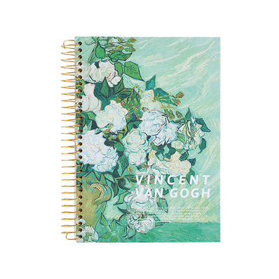 线圈本16K螺旋记事本商务复古风