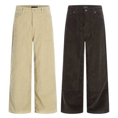 灯芯绒工装裤美式复古秋冬长裤