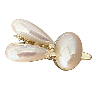 小兔子珍珠发夹侧边夹子刘海夹