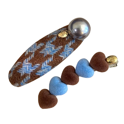 前额刘海夹女高级感2025新款