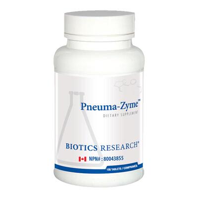加拿大直邮 Biotics Research  Pneuma-Zyme 110 Tab