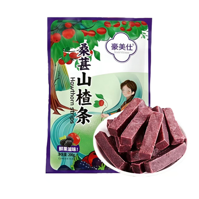 豪美仕桑葚山楂条电视同款