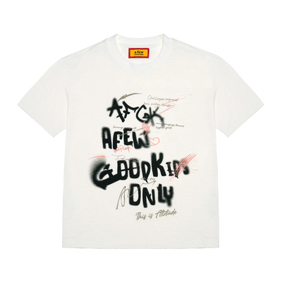 AFGK26SS涂鸦模糊字体短袖