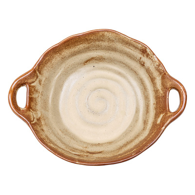 吉田成器双耳菜盘家用2026新款