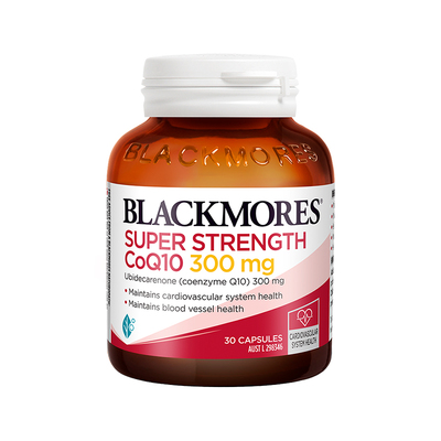 Blackmores辅酶q10软胶囊澳洲澳佳宝300mg备孕心脑血管心脏*3瓶