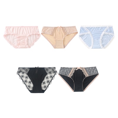 甜心少女加大码棉内裆冰丝内裤女