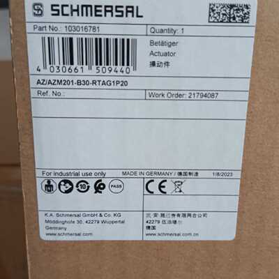 议价AZ/AZM201-B30-RTAG1P20德国施迈赛联锁开关全新原装正品现货