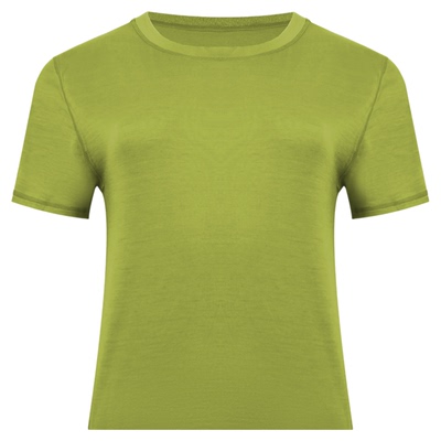 可机洗100%美利奴羊毛短袖速干衣