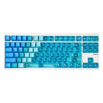 夏威夷雪山键帽207键PBT热升华