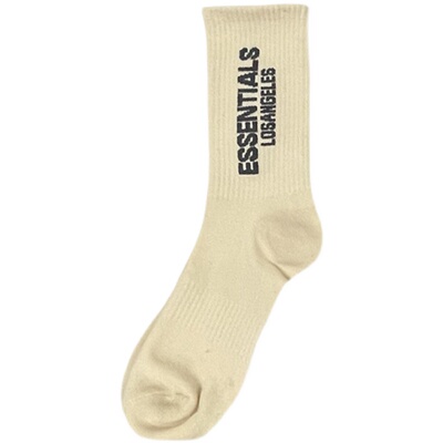 复线ESS男女FOG字母运动长袜子棉