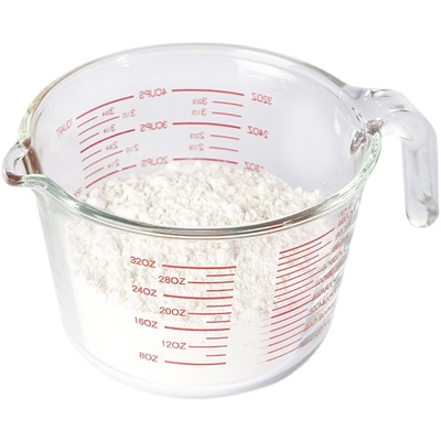 刻度耐热玻璃杯打蛋量杯加热