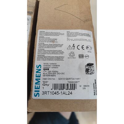 议价3RT10451AL24接触器原包适用