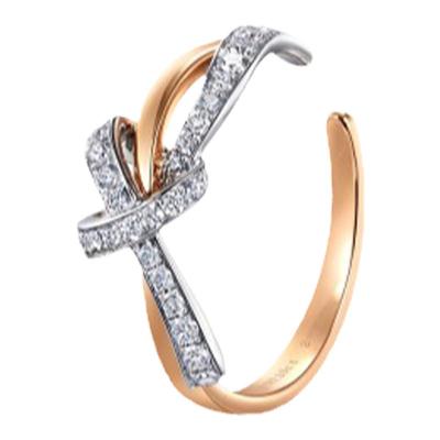 周生生PROMESSA钻石耳夹