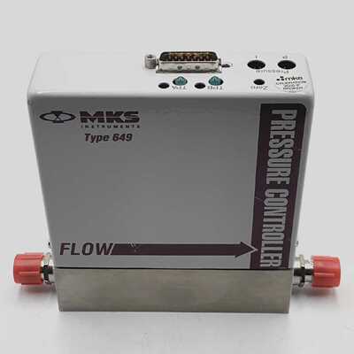 MKS Type 649 649A12T51CAVR-S He 50 SCCM 100 TORR Pressure Co