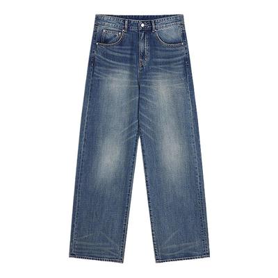 【ESG环保】JNBY/江南布衣秋冬牛仔裤进口环保直筒长裤5OAE12010