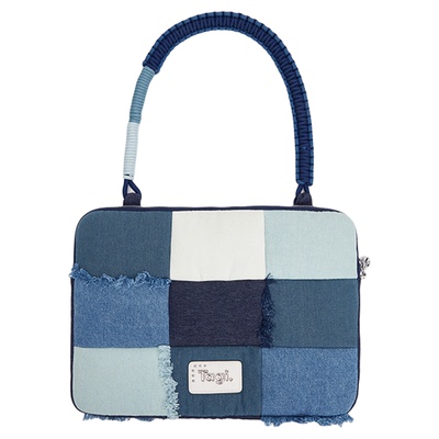 Tagi.日常休闲编织手提包