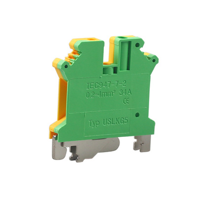 UK双色电压黄绿接地端子